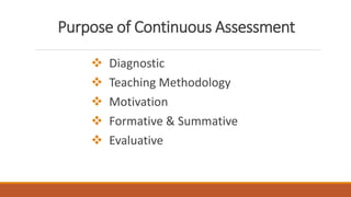 Continuous Assessment System (CAS In Nepal) | PPTX