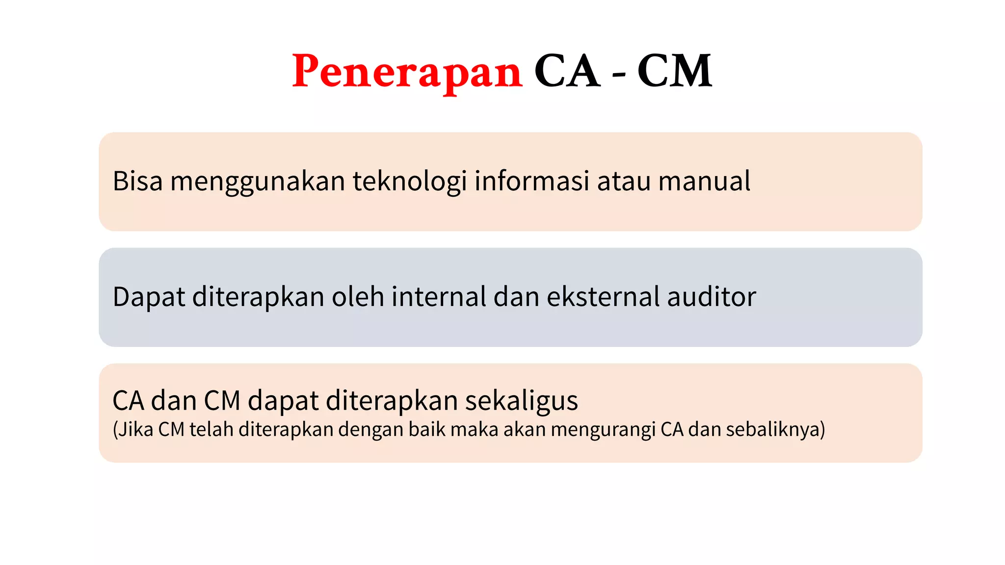Continuous auditing dan continuous monitoring (cacm) | PDF