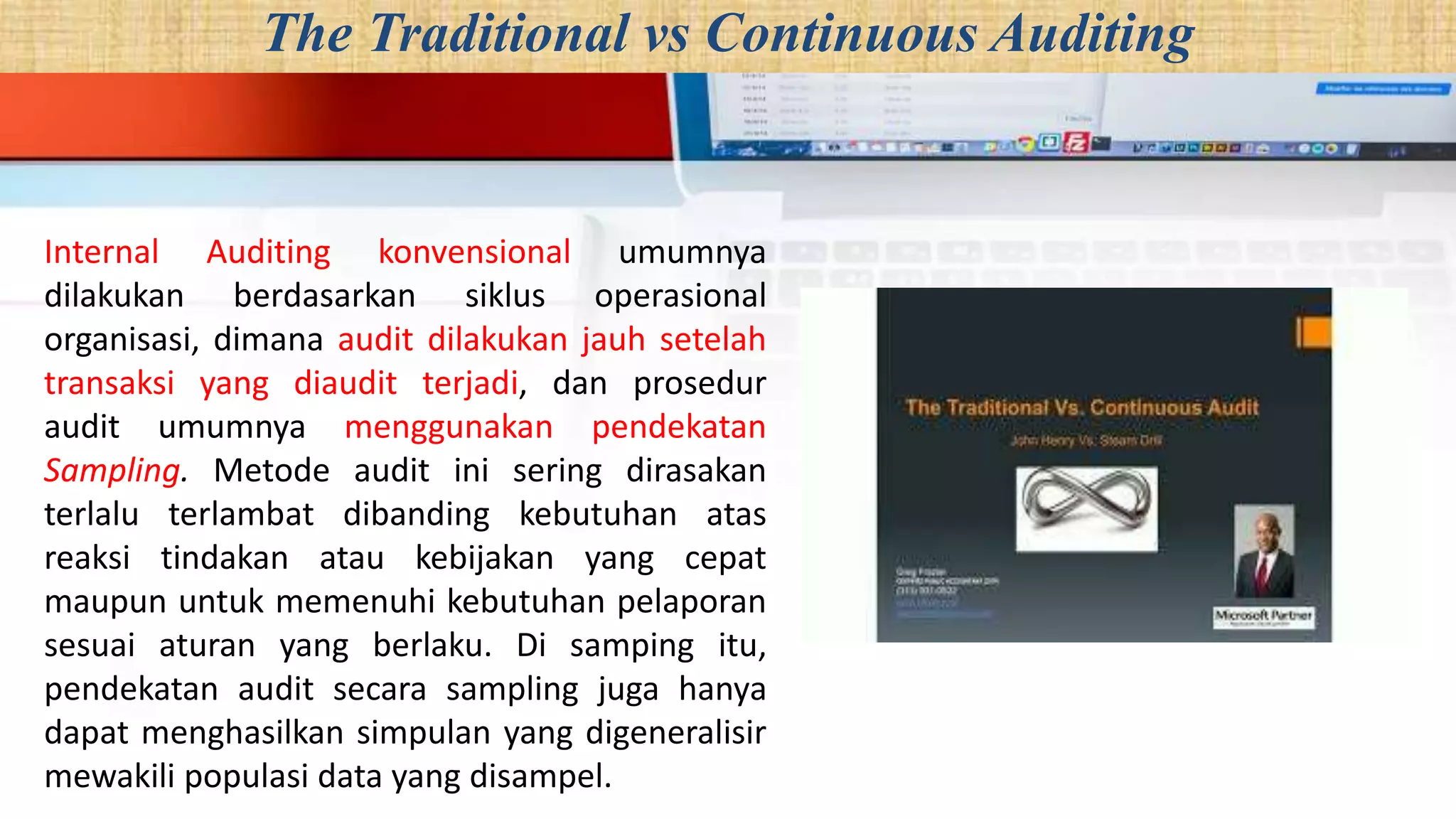 Continuous auditing dan continuous monitoring (cacm) | PDF