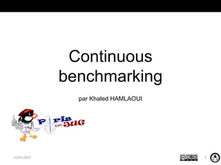 Continuous benchmarking | PPT