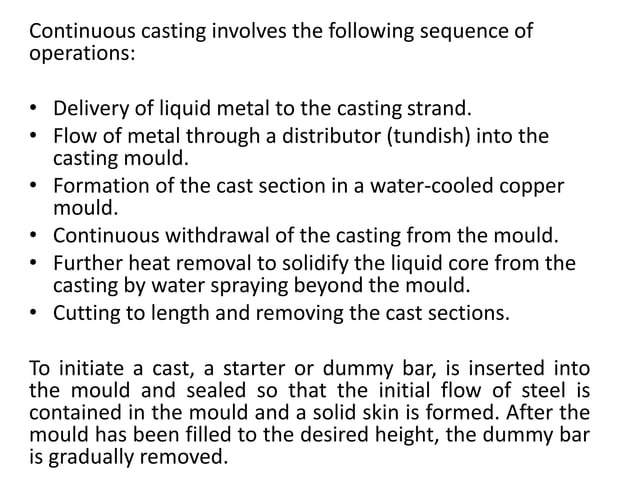 Continuous Casting.pdf | Manufacturing Industry | Industries