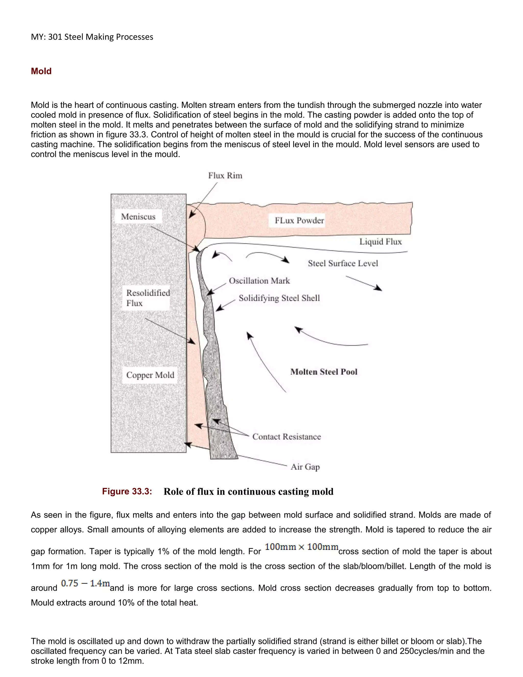Steel Making Continuous casting I | DOC