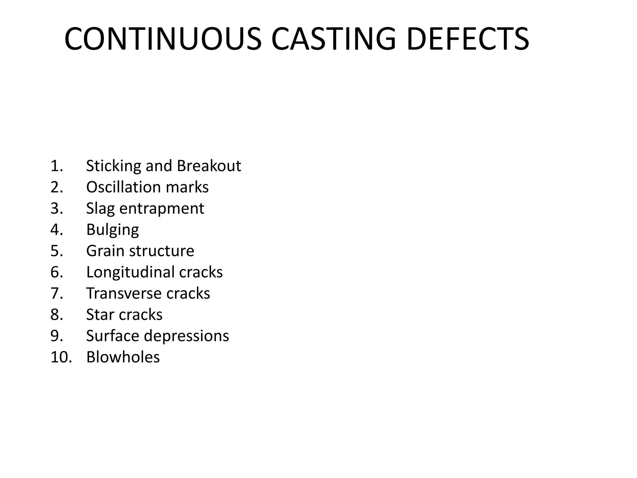 Continuous casting of steel | PPTX