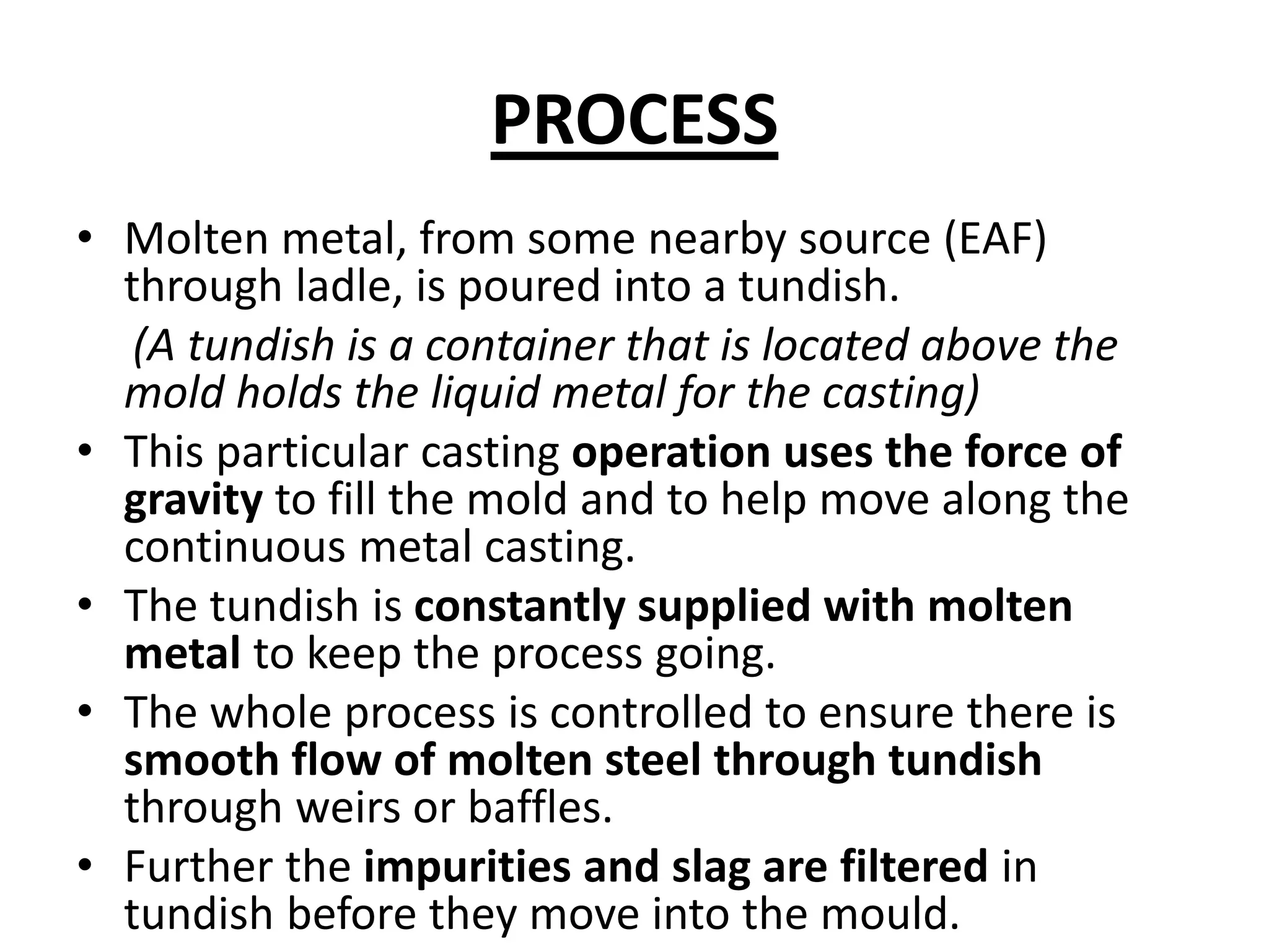 Continuous casting of steel | PPTX