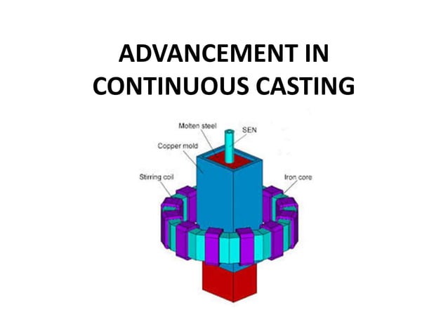 Continuous casting of steel | PPTX