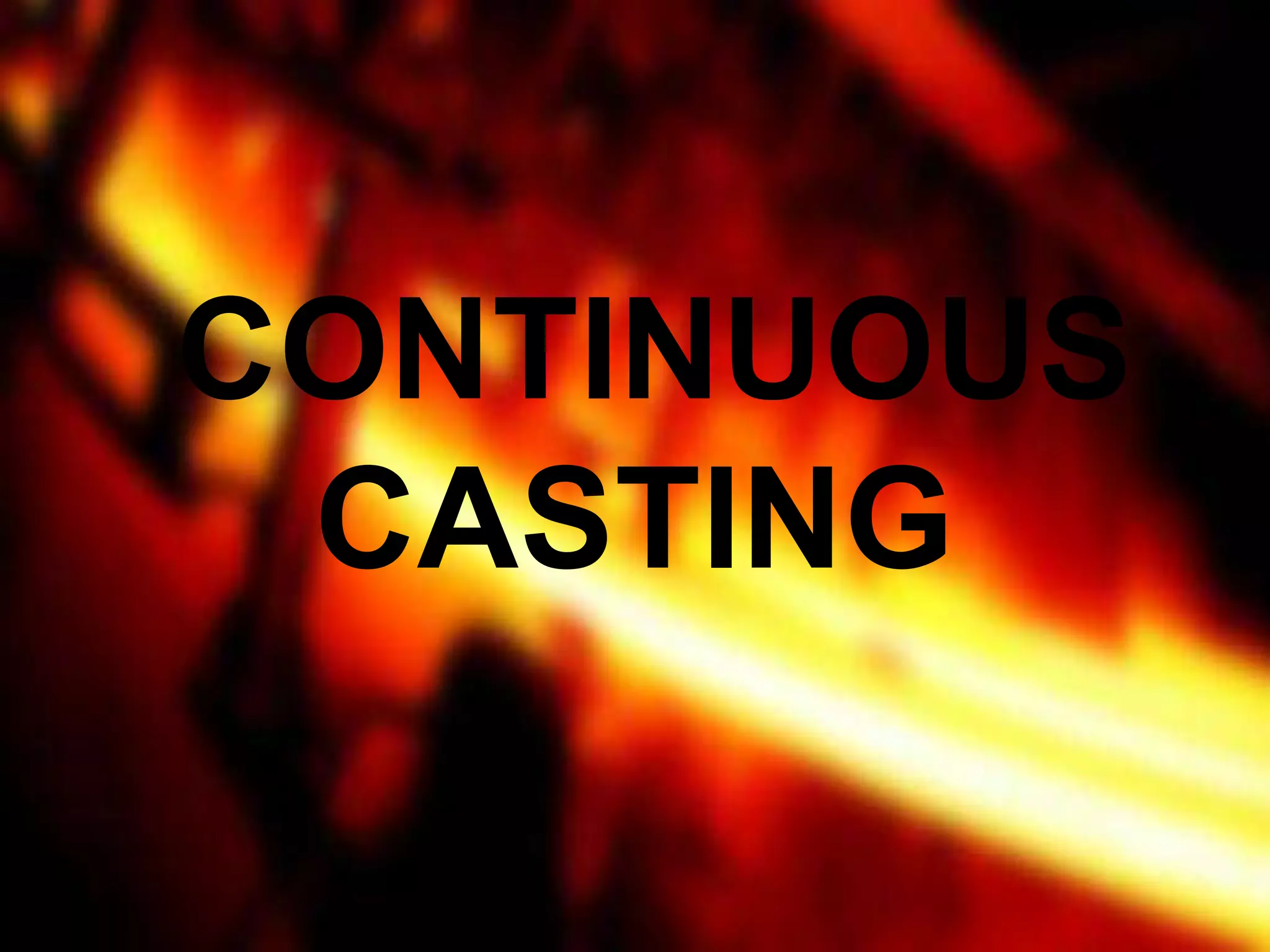 Continuous casting-tundish technology | PPTX