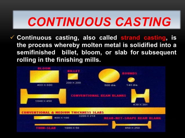Continuous casting-tundish technology | PPTX