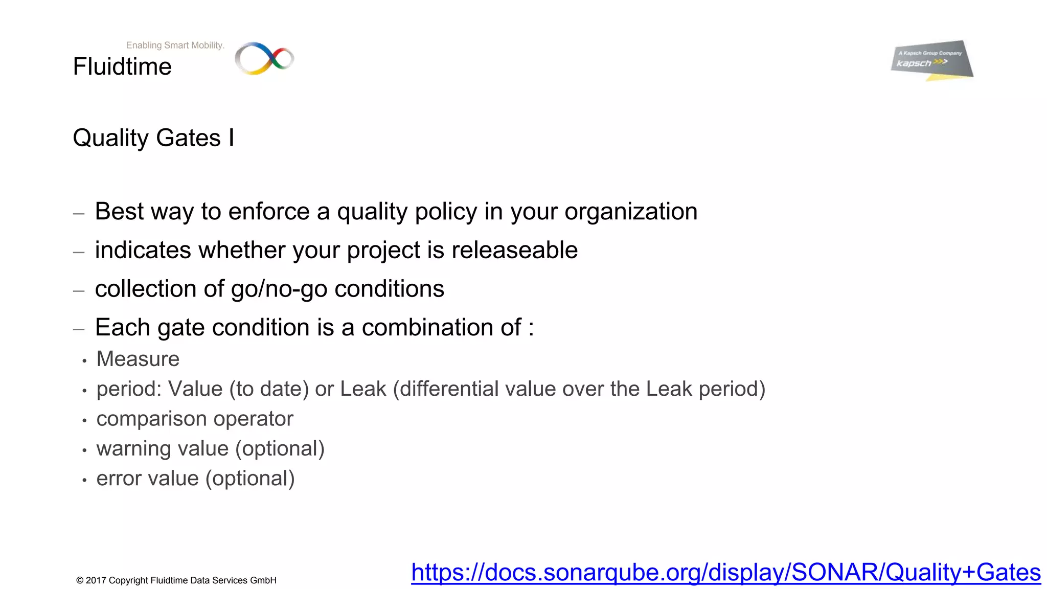 Continuous Code Quality with the sonar ecosystem | PPT