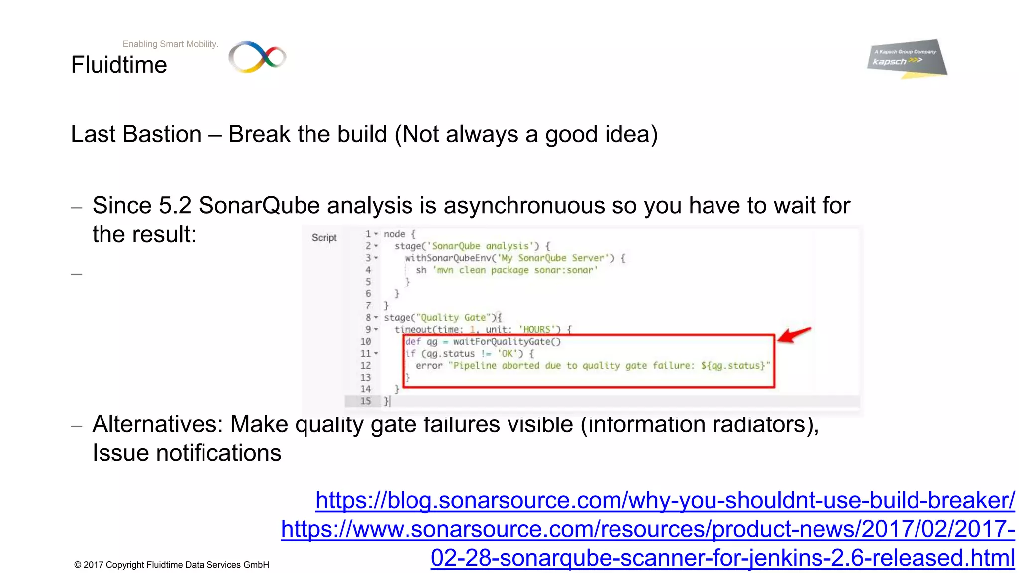 Continuous Code Quality With The Sonar Ecosystem Ppt
