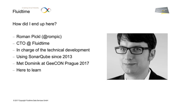 Continuous Code Quality with the sonar ecosystem | PPT