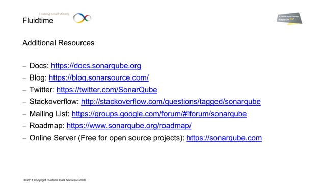 Continuous Code Quality with the sonar ecosystem | PPT