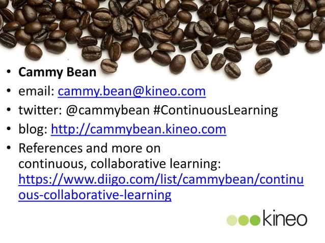 Continuous, collaborative learning: making it work for your org | PPT