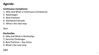 Continuous Compliance and DevSecOps | PPT