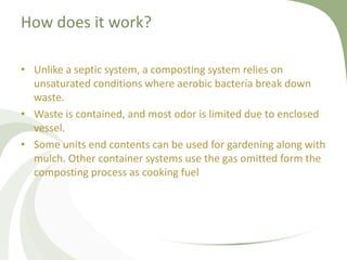 Continuous composting tanks | PPT