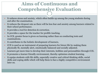 Continuous and Comprehensive Evaluation | PPTX