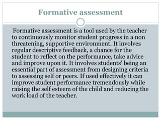 Continuous and Comprehensive Evaluation | PPTX