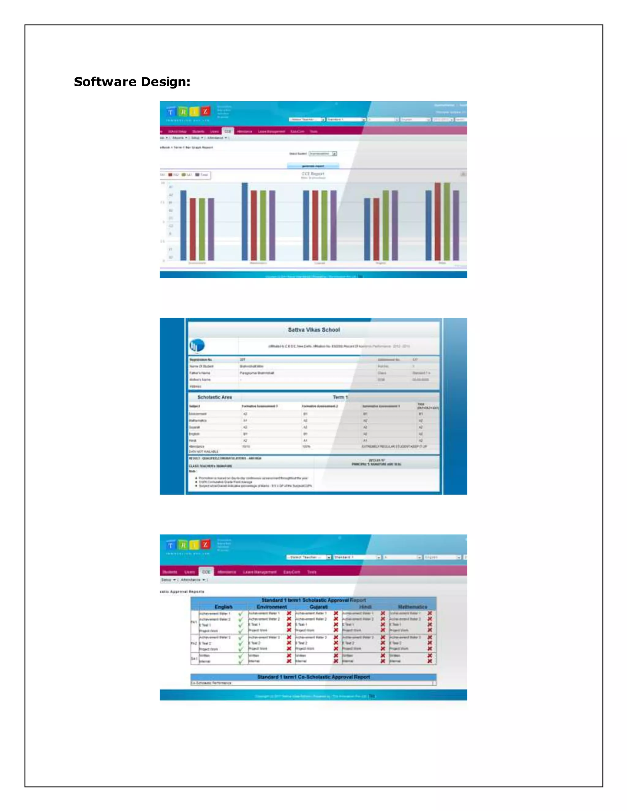 Continuous comprehensive evaluation (cce) school management system | DOCX