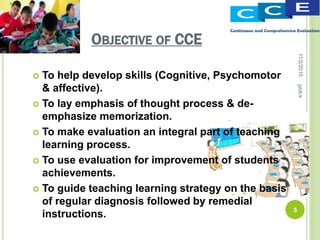 Continuous comprehensive evaluation presentation from jyoti.k,,, | PPT