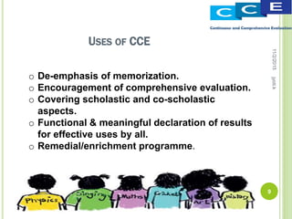 Continuous comprehensive evaluation presentation from jyoti.k,,, | PPT