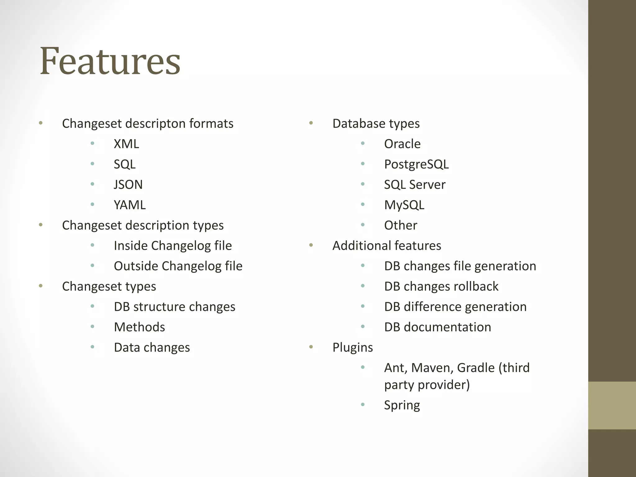 Continuous DB Changes Delivery With Liquibase | PPTX