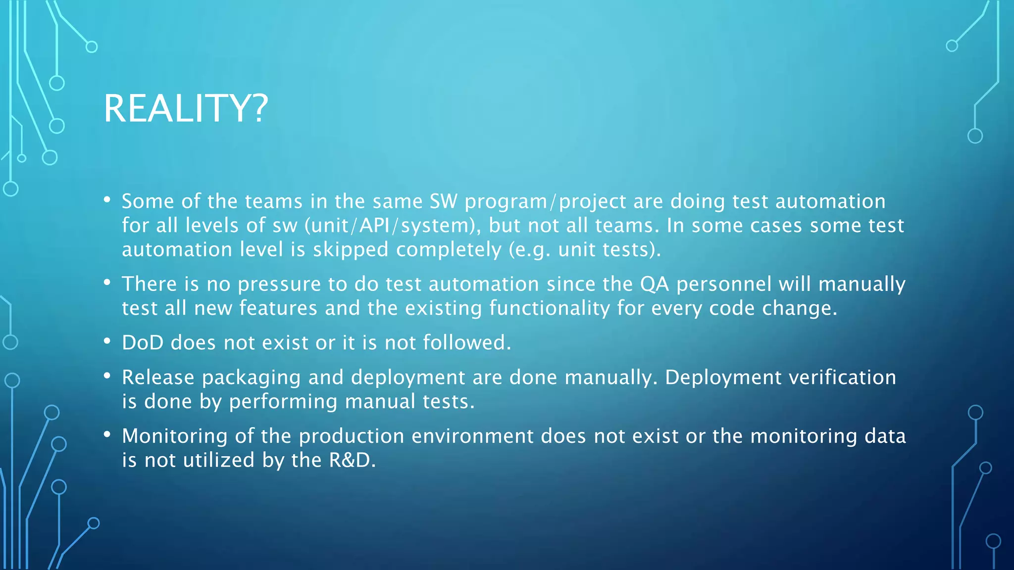 Continuous delivery and the challenges for the test automation | PPT Continuous delivery and the challenges for the test automation | PPT