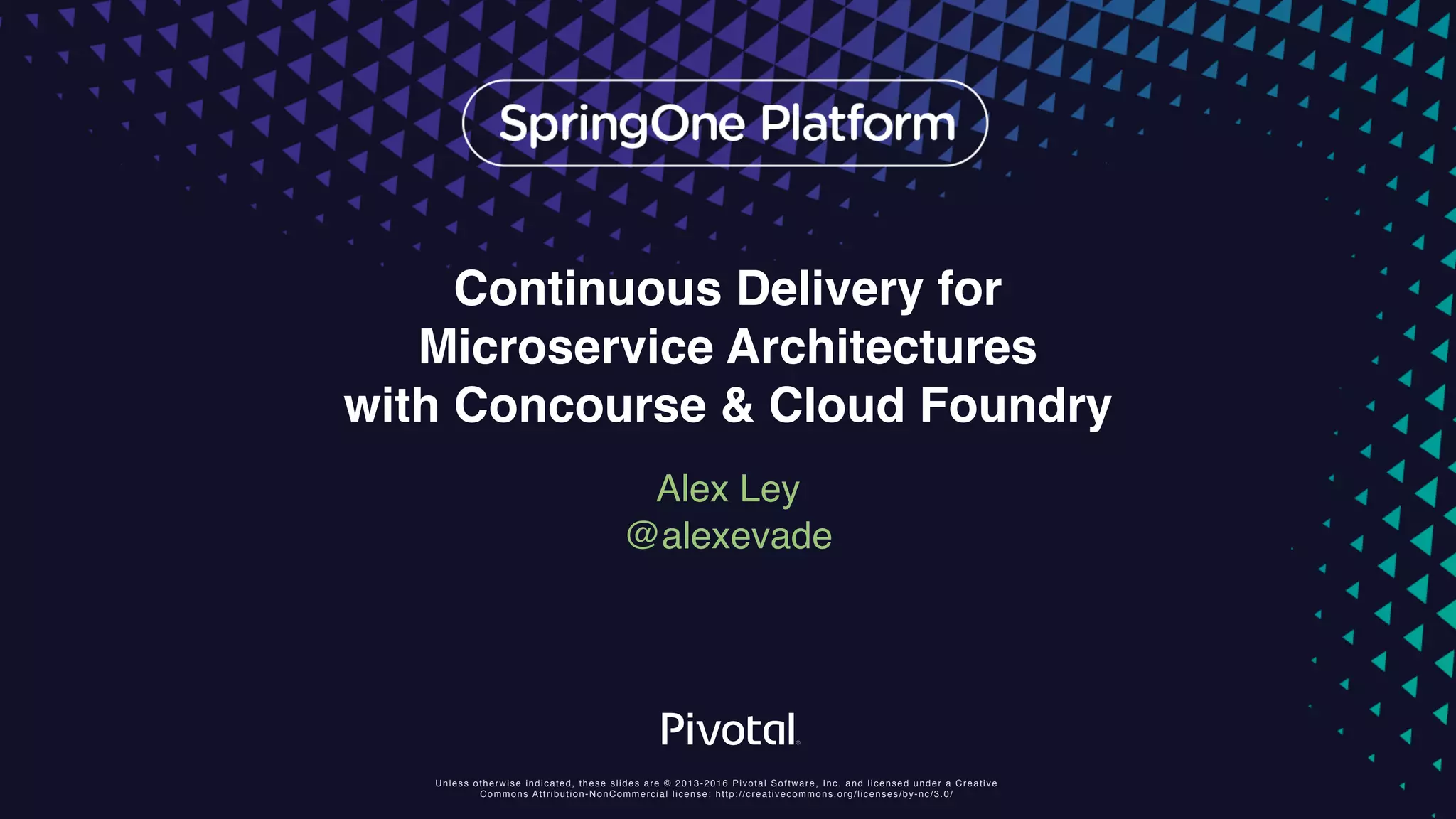 Continuous Delivery for Microservice Architectures with Concourse ...