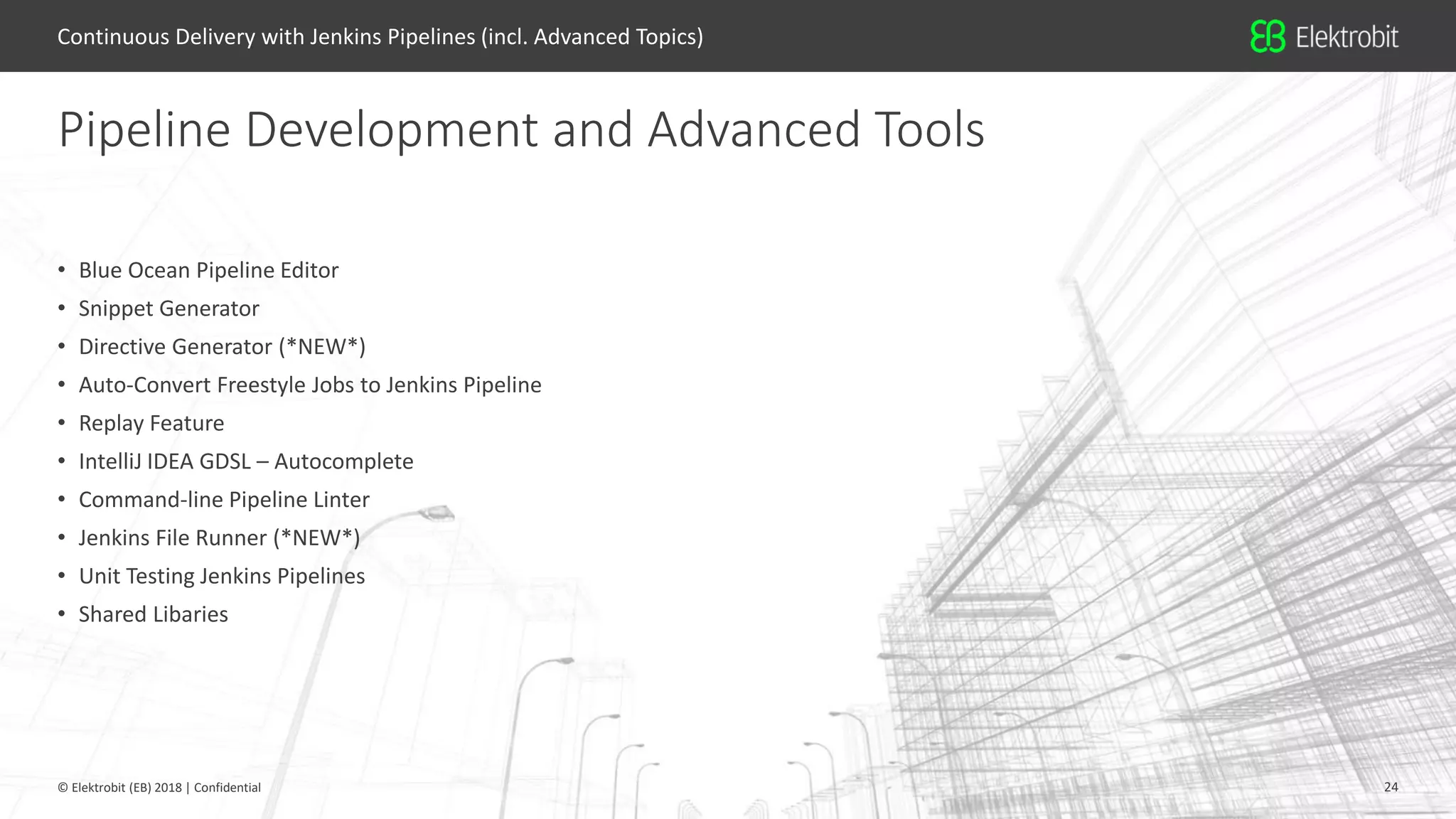 Continuous delivery with jenkins pipelines @ devdays | PPT