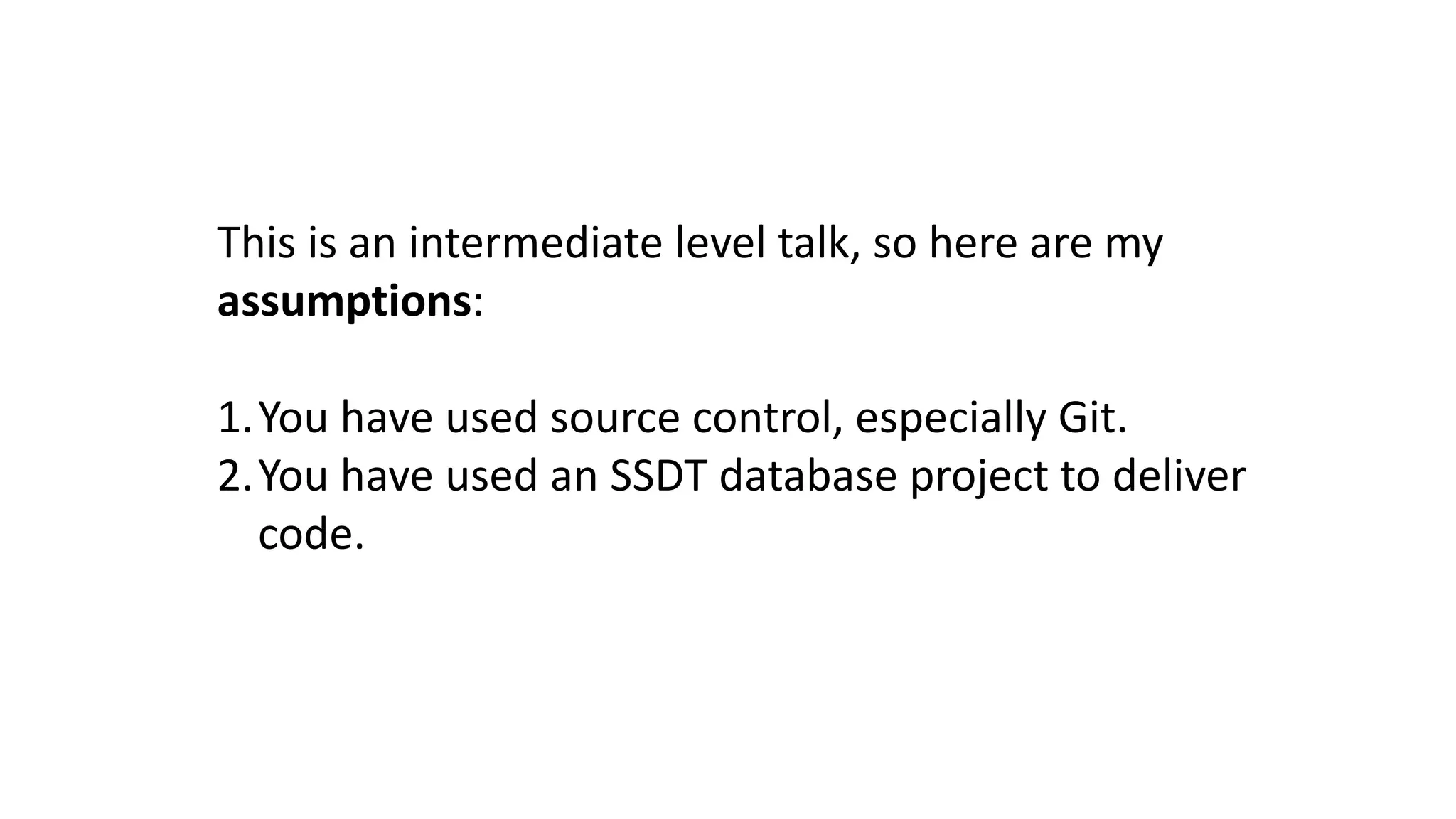 Continuous Deployment with SSDT | PPT