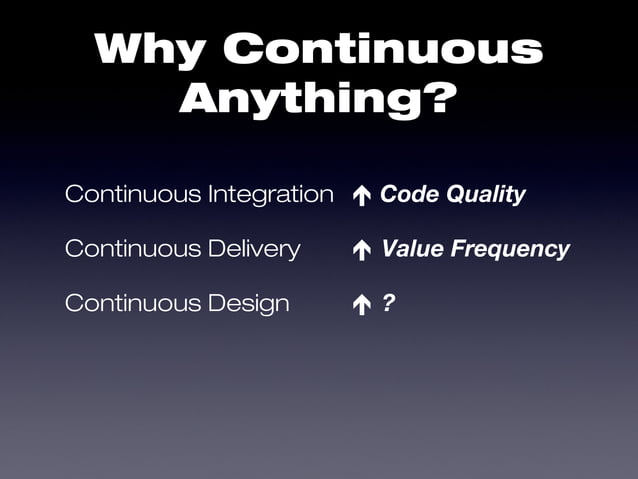 Continuous Design - Vision | PPT