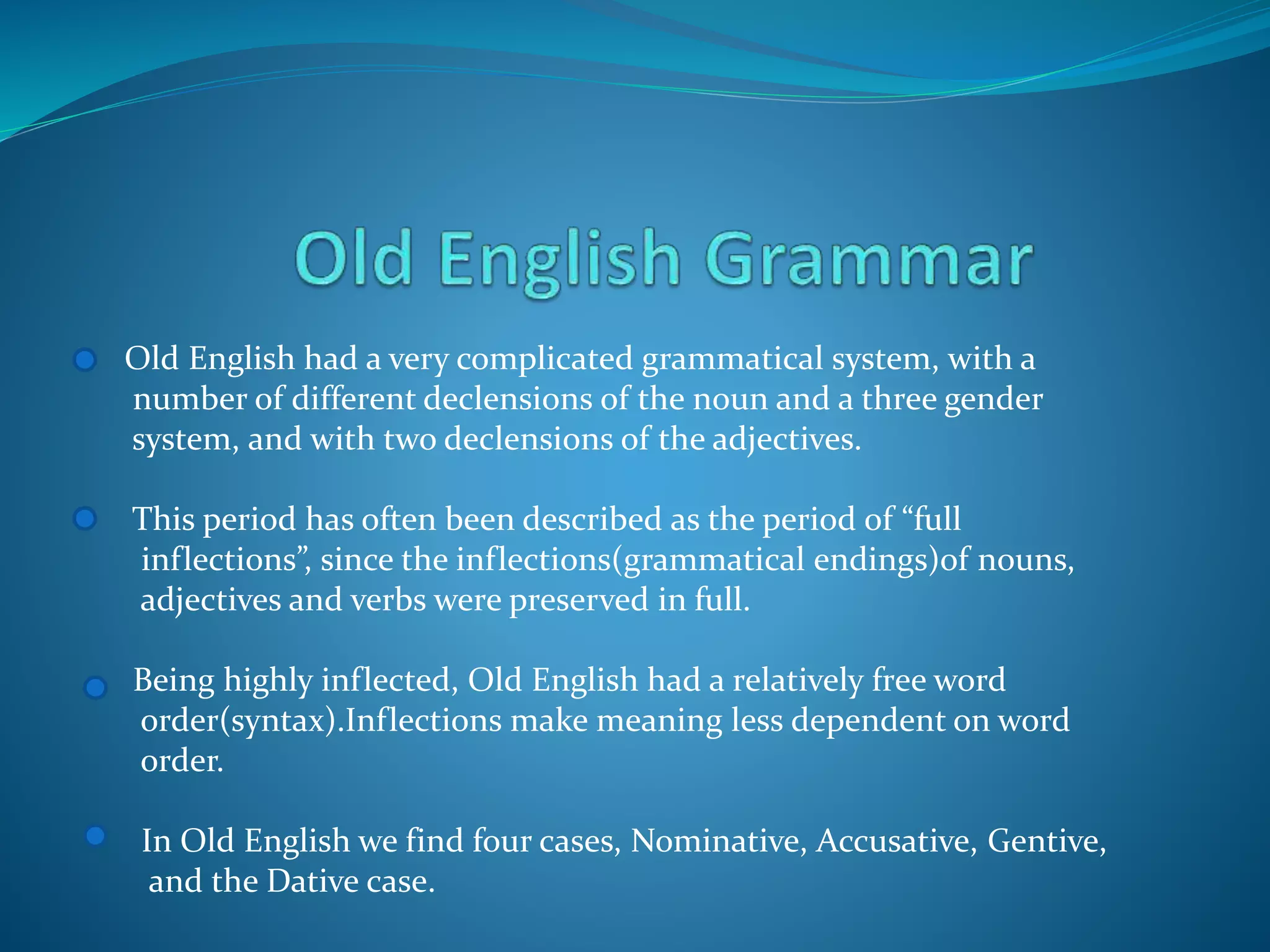 Old English Literature | PPTX