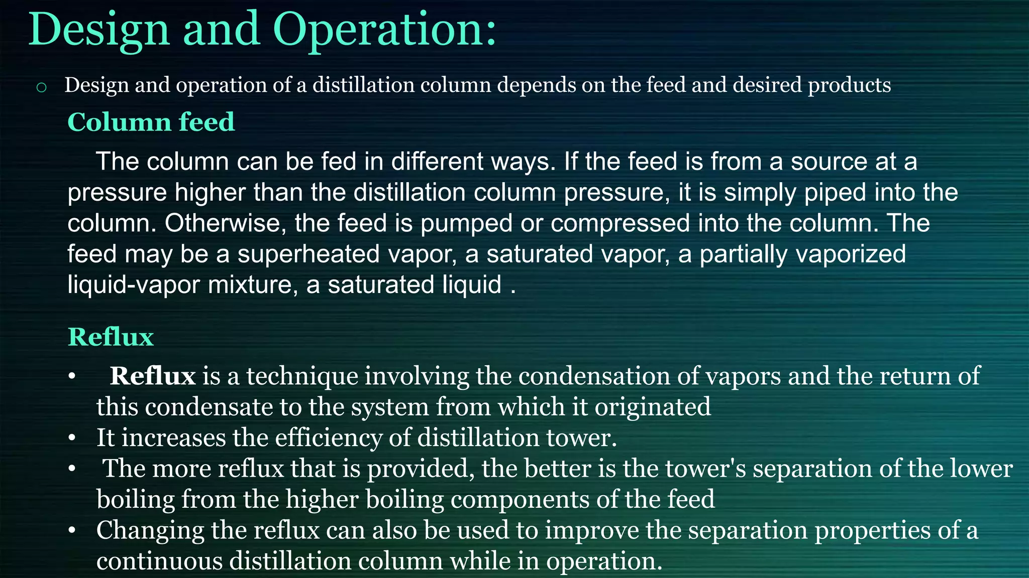 Continuous distillation | PPTX