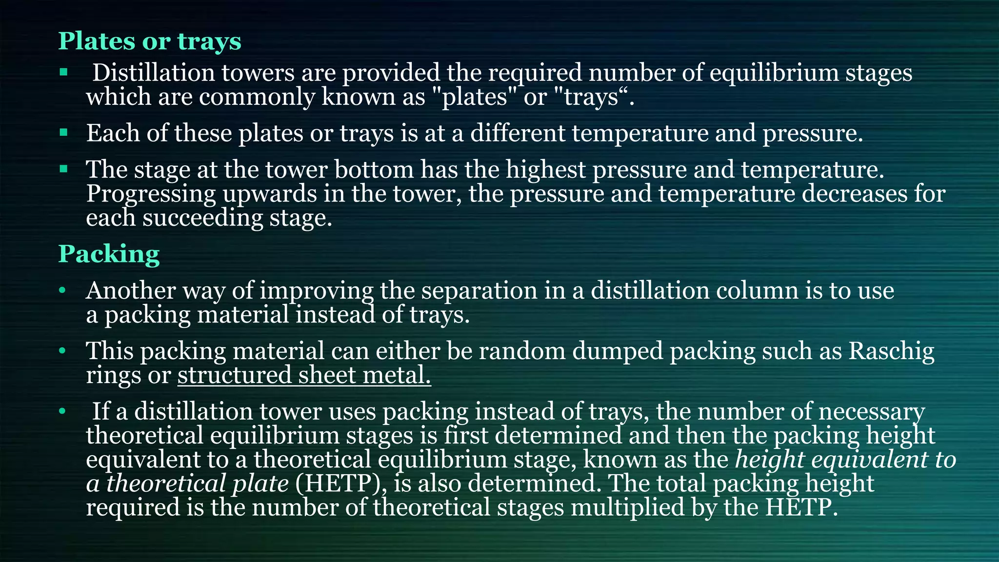 Continuous distillation | PPTX