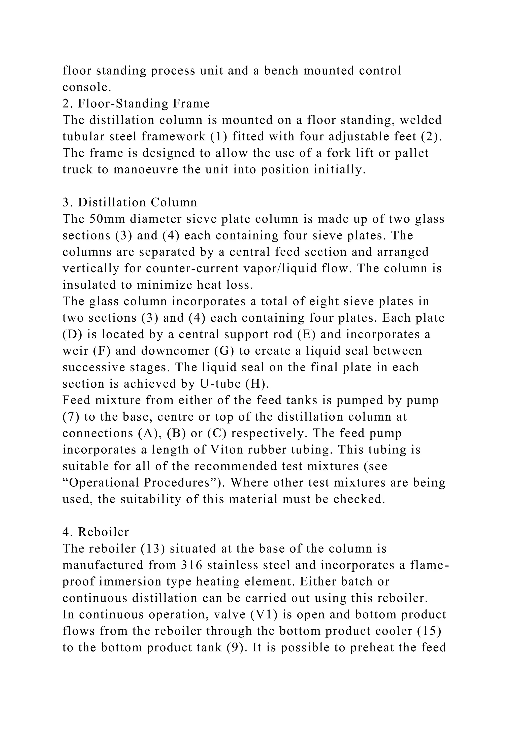 CONTINUOUS DISTILLATIONCOLUMN - UOP3CCA. INTRODUCTION TO THE E.docx