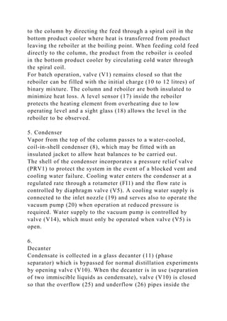 CONTINUOUS DISTILLATIONCOLUMN - UOP3CCA. INTRODUCTION TO THE E.docx