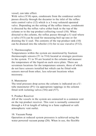 CONTINUOUS DISTILLATIONCOLUMN - UOP3CCA. INTRODUCTION TO THE E.docx