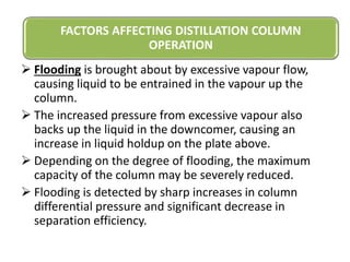 Continuous Distillation with Reflux Ratio | PPTX