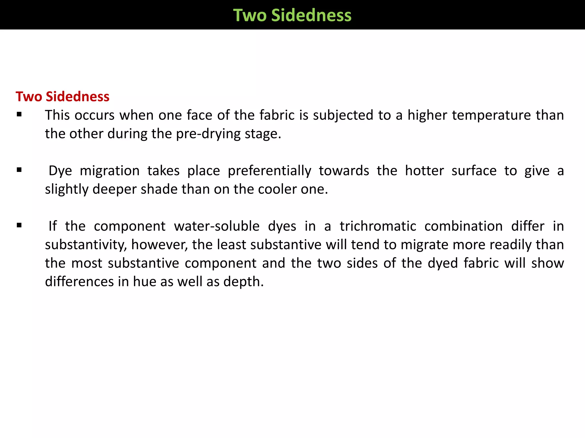 Continuous dyeing Faults | PPTX