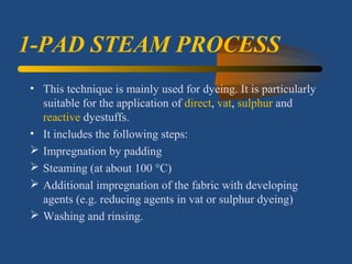 Continuous dyeing machine | PPT