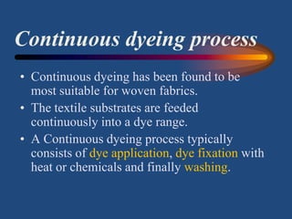 Continuous dyeing machine | PPT