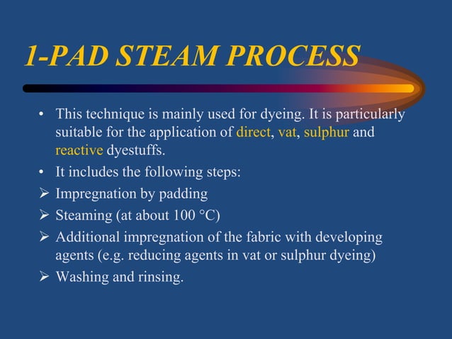 Continuous dyeing machine | PPT | Needlework | Arts and Crafts