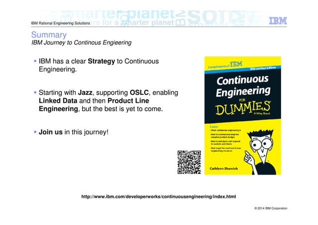 Continuous Engineering with IBM Rational RELM | PPT