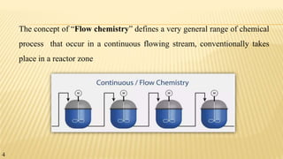 CONTINUOUS FLOW REACTORS WORKING PRINCIPLE, ADVANTAGEES ,DISADVANTAGES ...