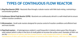 CONTINUOUS FLOW REACTORS MPC202T Advanced Organic Chemistry - 2.pptx