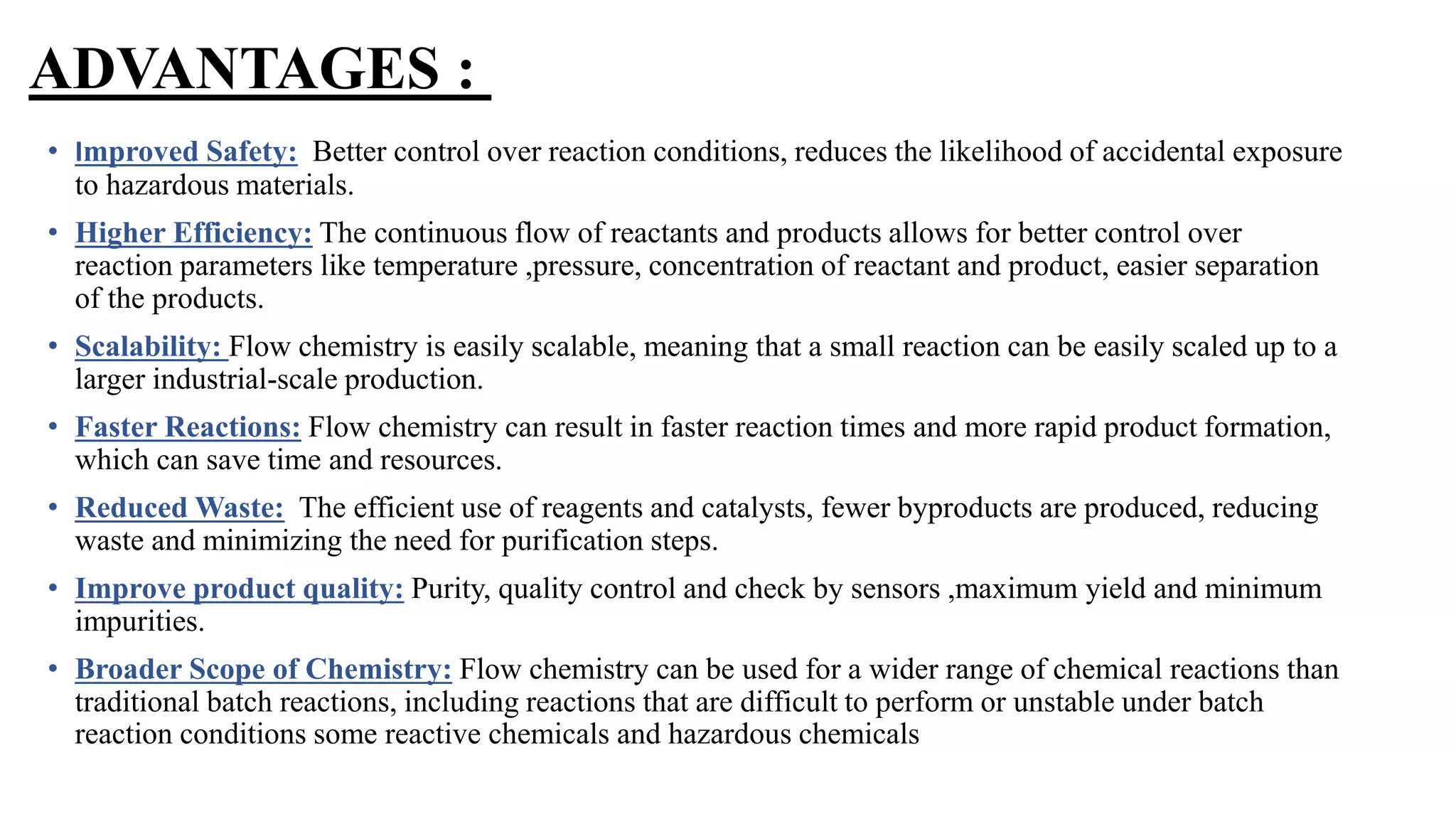 Continuous Flow Reactors 1 Pptx