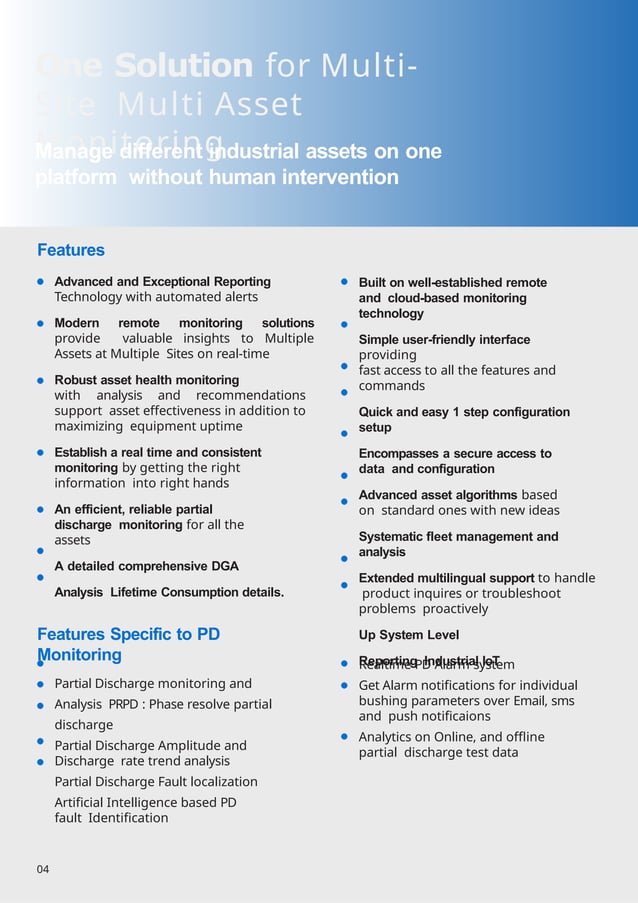 Continuous High Frequency Partial Discharge Monitor | HPM601-C | Rugged Monitoring | PDF