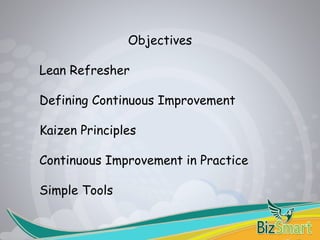 Continuous improvement for Small Businesses | PPT