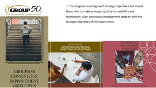 Continuous Improvement Programs By Group50 | PPT
