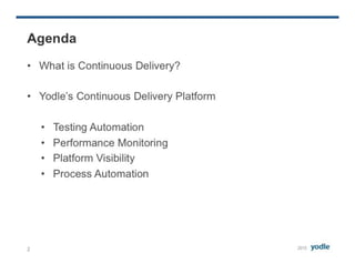 Continuous Improvement of Continuous Delivery | PDF