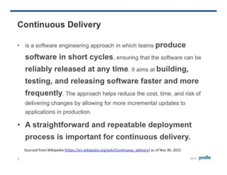 Continuous Improvement of Continuous Delivery | PDF