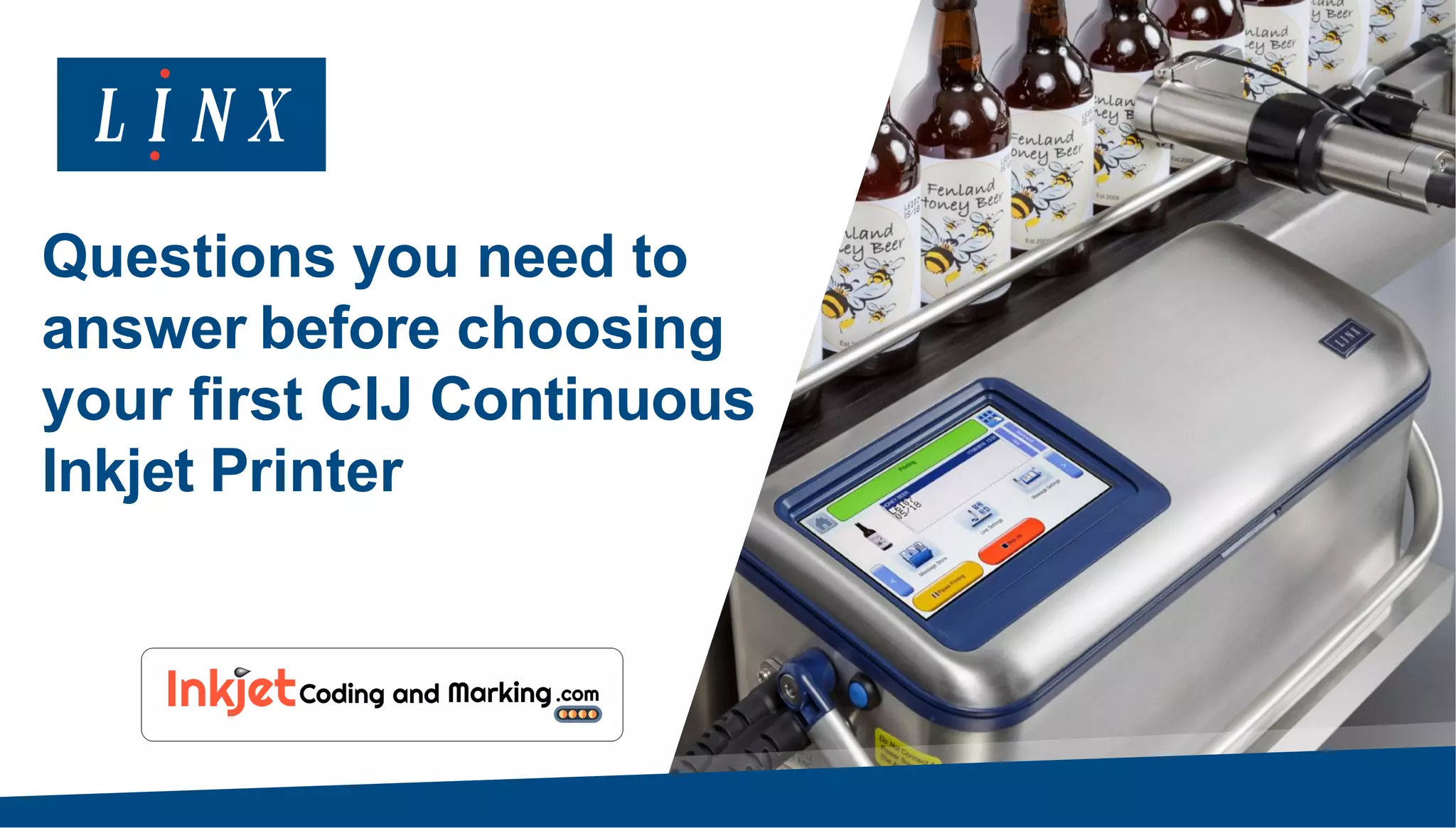 Continuous Inkjet Printer - Linx Printing Technologies USA | PPT